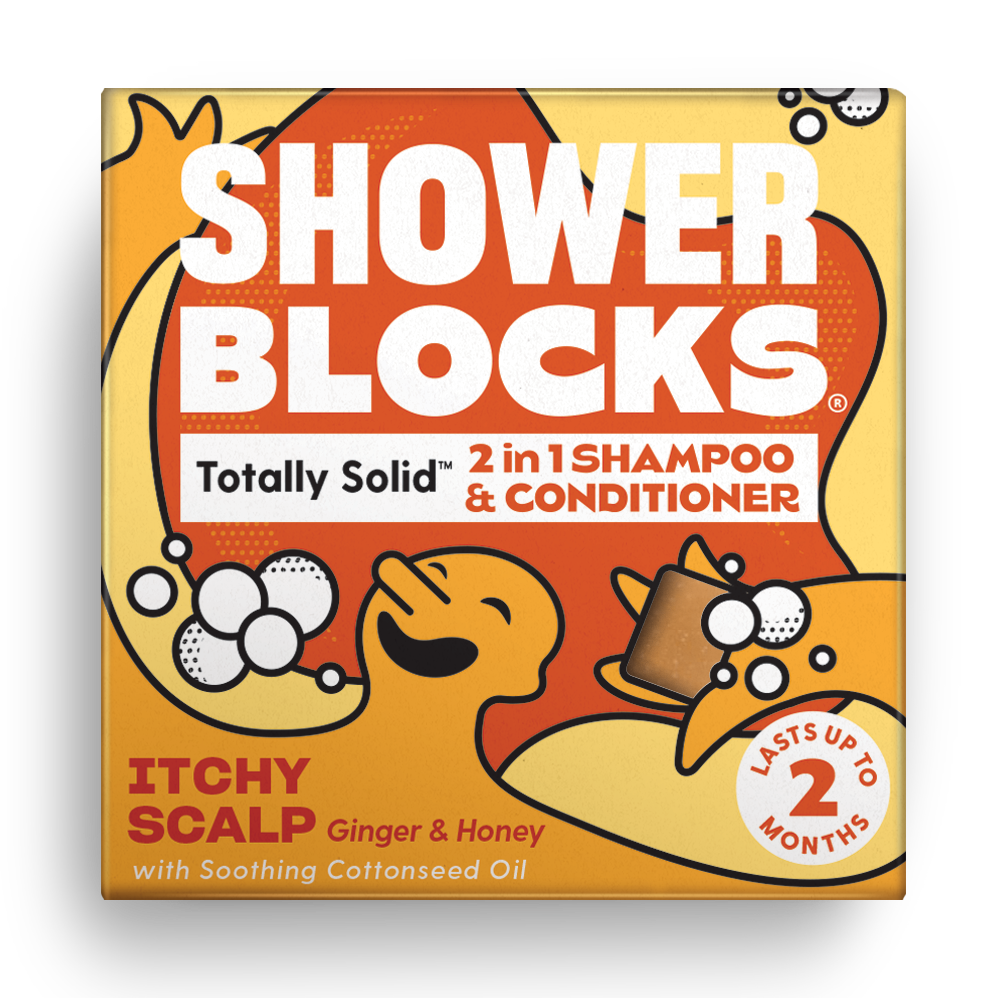 Showerblocks 2 in 1 Solid Shampoo and Conditioner – Itchy Scalp – Gwisk ...
